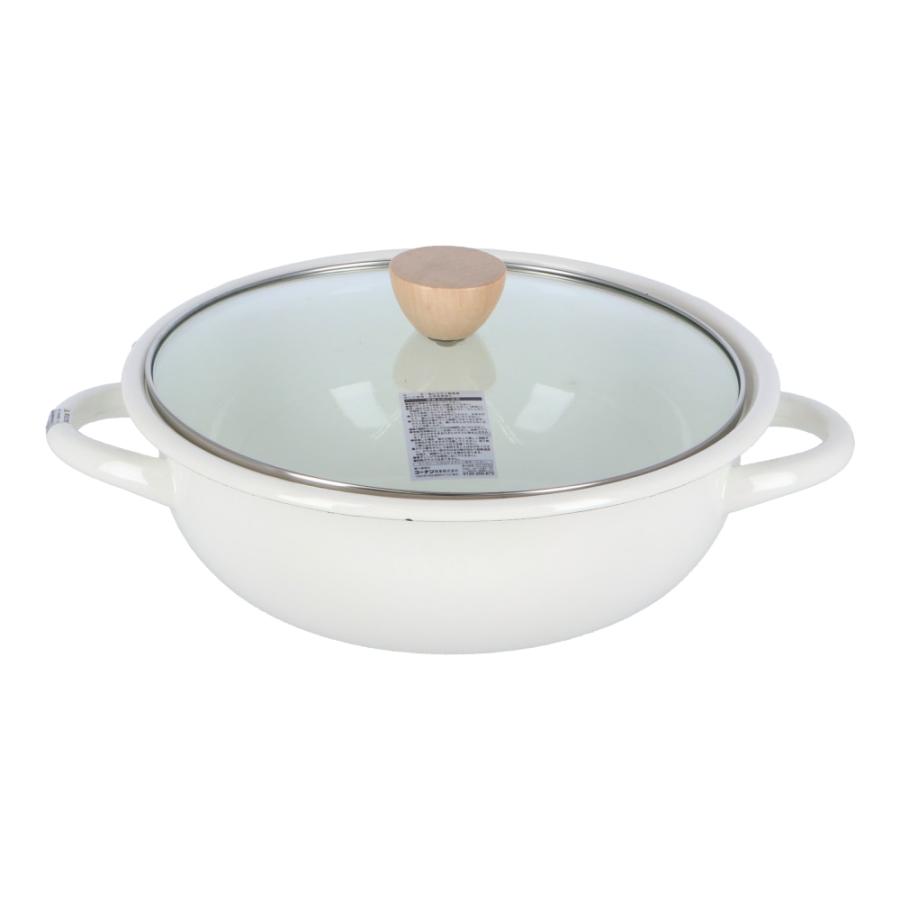 コーナンオリジナル IH対応ホーロー卓上鍋 23cm KHM05-7814 / 直火IH (約)：径23×高14cm （約）：1.5L : 060203114522831477814 ...