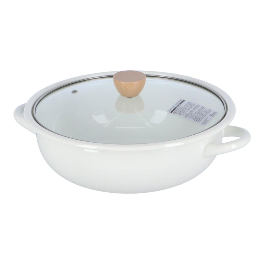 コーナンオリジナル IH対応ホーロー卓上鍋 27cm KHM05-7821 / 直火 IH （約）：径27cm×高さ15cm （約）：1.8L : 060203114522831477821 ...