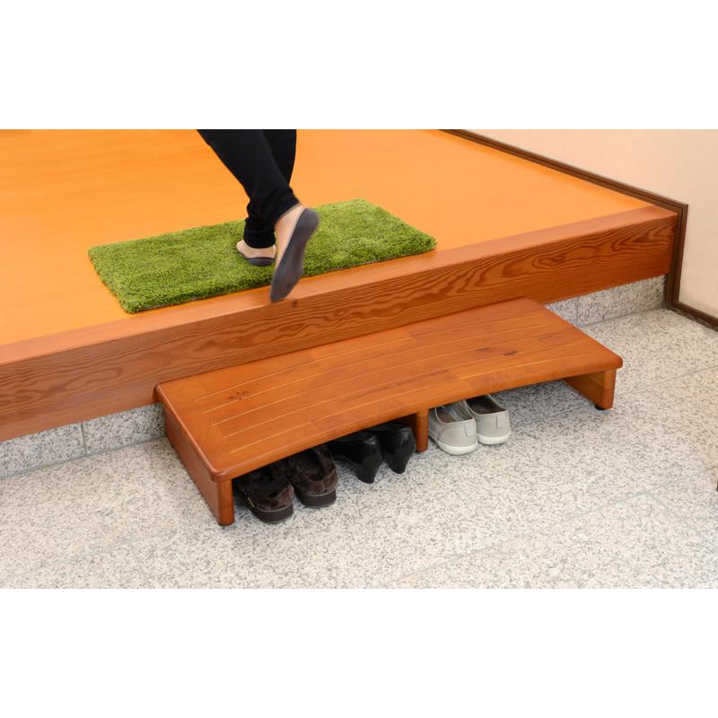 HAGIHARA/ハギハラ 玄関踏み台 VH-7932-90 送料込価格（北海道は＋税込2200円、沖縄・離島は＋4400円） ブラウン : 130199994934257219136 ...