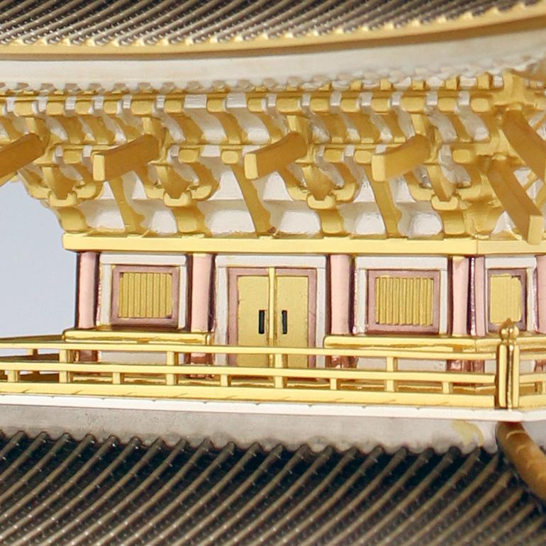 五重塔 高さ38.5cm|銀製ガラスケース : HIKARI GALLERYヤフー店 五重塔 高さ38.5cm|銀製ガラスケース : HIKARI GALLERYヤフー店