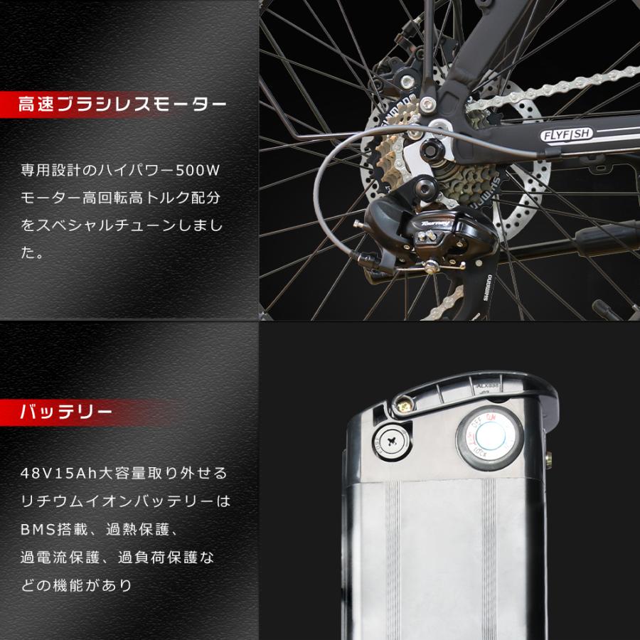 FLYFISH アクセル付き電動自転車 20インチ フル電動自転車 E FLYFISH アクセル付き電動自転車 20インチ フル電動自転車 E