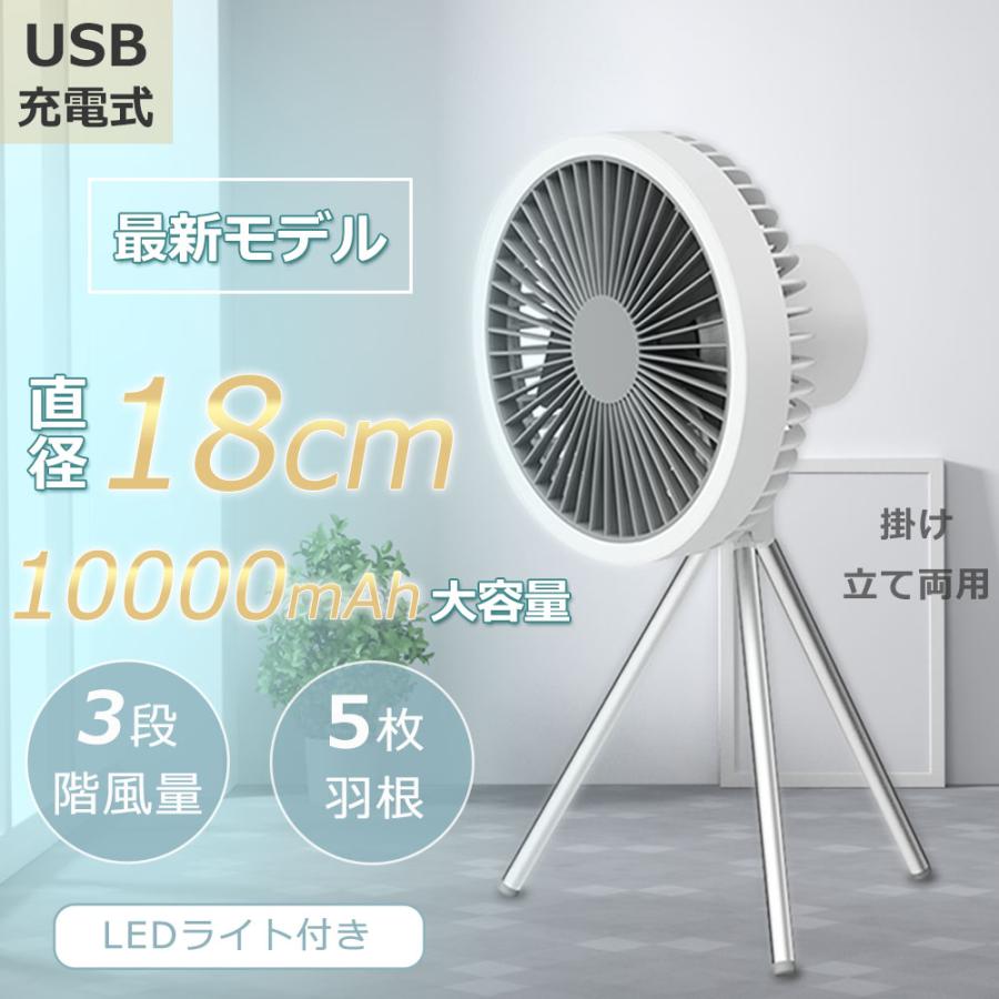 扇風機 卓上 卓上扇風機 充電式 5枚羽根 風量3段階 最大27h DCモーター 超静音 取り外せ洗える USB扇風機 コードレス 小型扇風機 ミニ扇風機 デスクファン : ライティング商店 ...