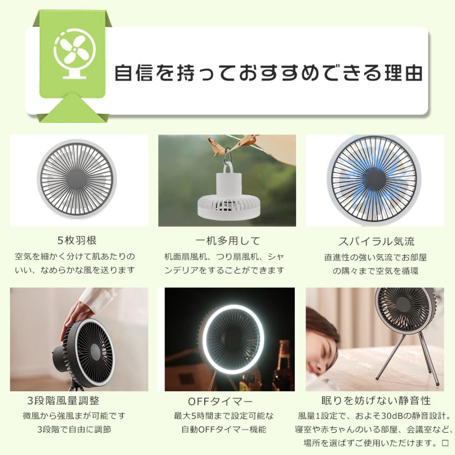 扇風機 卓上 卓上扇風機 充電式 5枚羽根 風量3段階 最大27h DCモーター 超静音 取り外せ洗える USB扇風機 コードレス 小型扇風機 ミニ扇風機 デスクファン : ライティング商店 ...