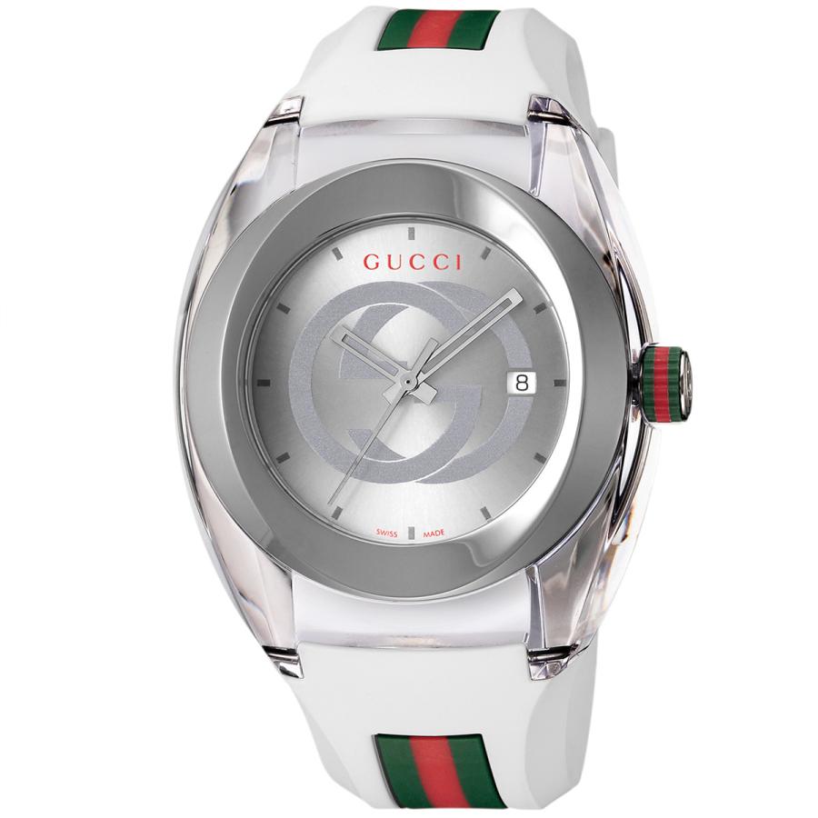 GUCCI グッチ メンズ SYNC ホワイト YA137102A : ひかりTVショッピングYahoo!店 - 通販 - Yahoo!ショッピング