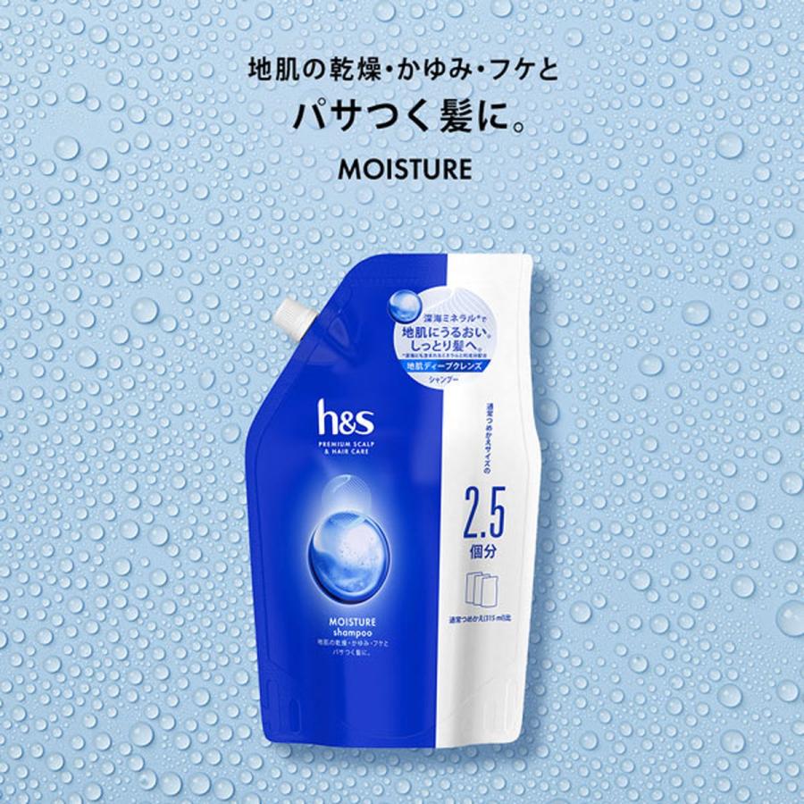 P&G h＆s モイスチャー シャンプー 詰め替え 超特大サイズ 800ml×6袋 : ひかりTVショッピングYahoo!店 - 通販 - Yahoo!ショッピング