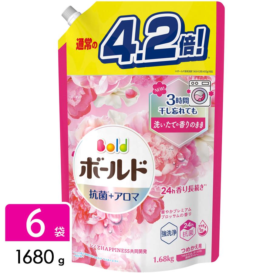 P&G ボールド ジェル 華やかプレミアムブロッサムの香り 詰め替え ウルトラジャンボサイズ 1680g×6袋 4987176190406 : ひかりTVショッピングYahoo!店 - 通販 ...