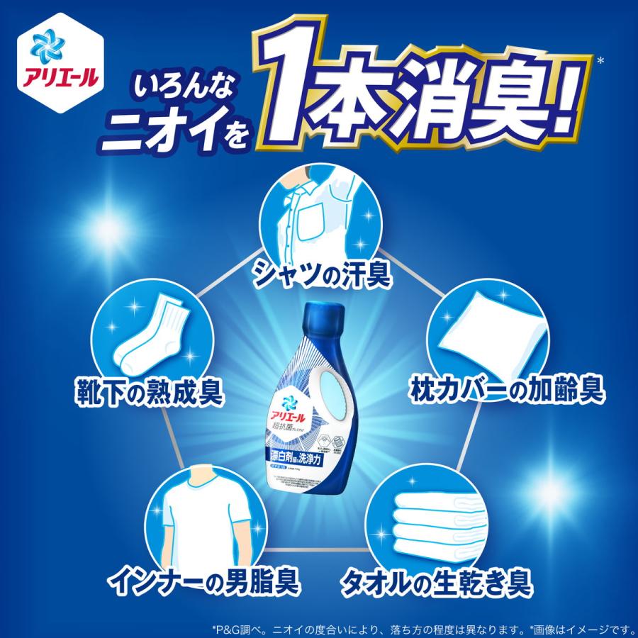 P&G アリエール ジェル 洗濯洗剤 詰め替え 超ウルトラジャンボサイズ 1.91kg×4袋 4987176219244 : ひかりTVショッピングYahoo!店 - 通販 - Yahoo ...