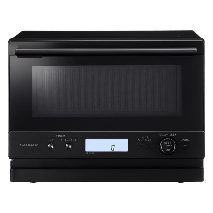 SHARP シャープ オーブンレンジ PLAINLY ヒーター加熱 18L 1段調理 ブラック RE-WF185-B : ひかりTVショッピングYahoo!店 - 通販 - Yahoo!ショッピング