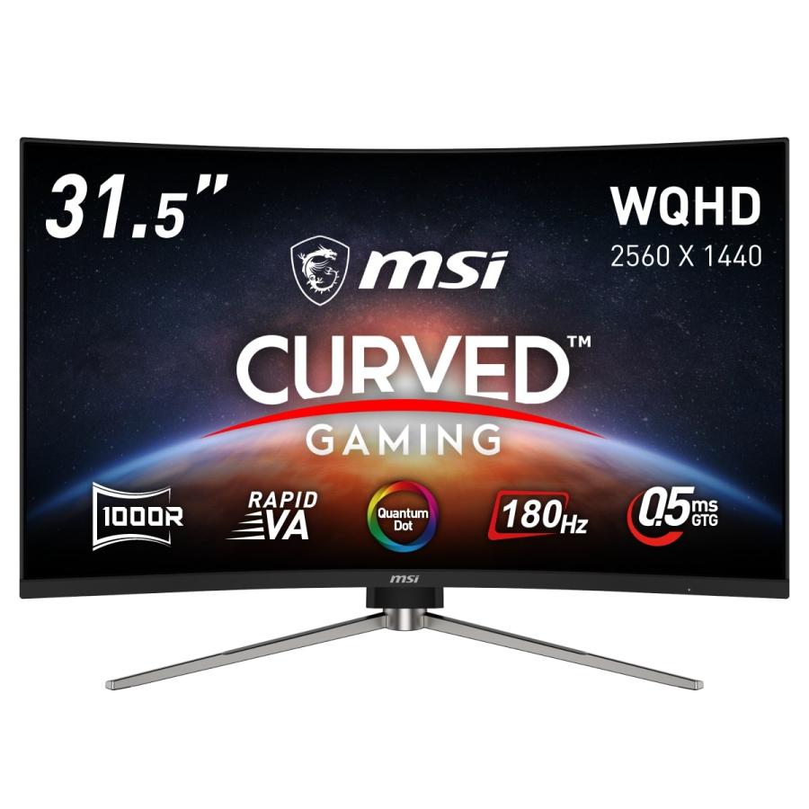 MSI 湾曲ゲーミングモニター MAG 325CQRF QD E2 31.5インチ/WQHD MSI 湾曲ゲーミングモニター MAG 325CQRF QD E2 31.5インチ/WQHD