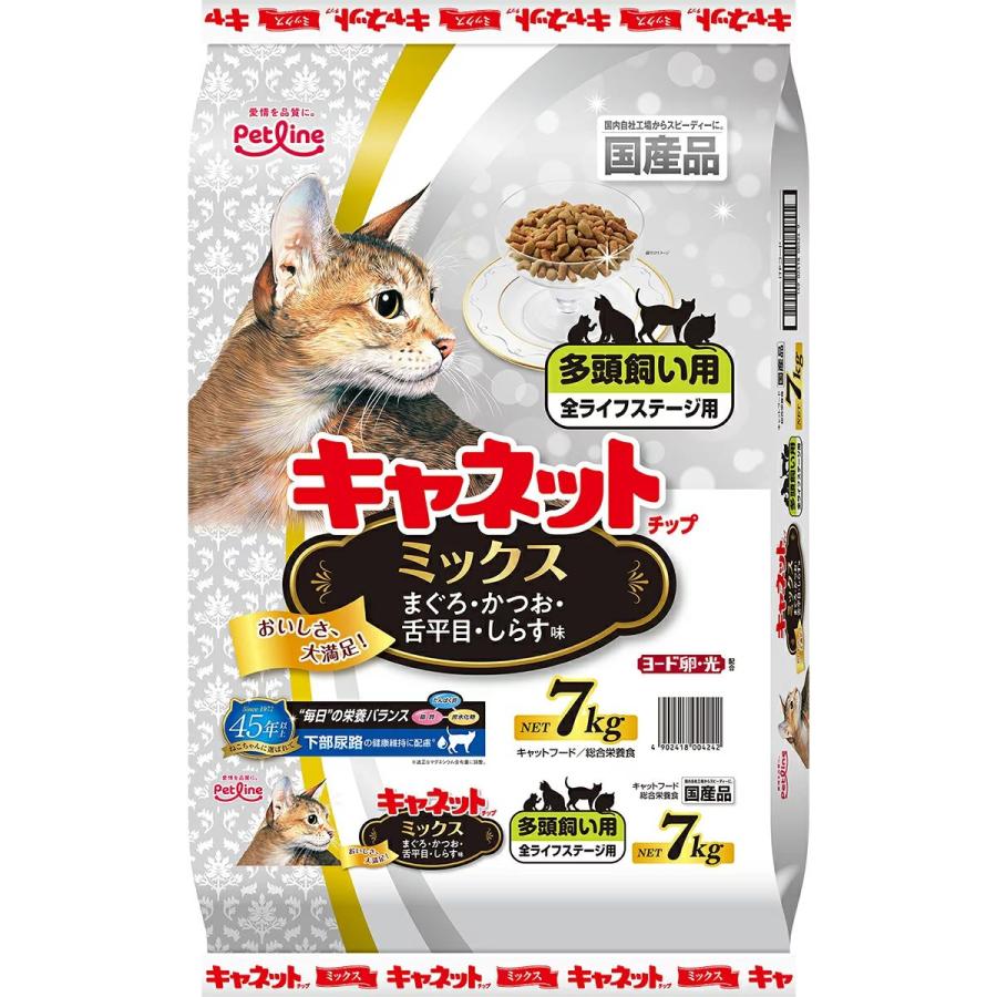 ペットライン キャネットチップ ミックス7kg×1袋 : ひかりTVショッピングYahoo!店 - 通販 - Yahoo!ショッピング