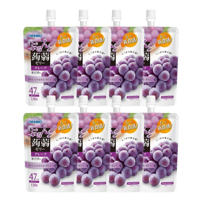 ぷるんと蒟蒻ゼリー 低カロリー グレープ 130g×8個 : Sapla Yahoo!店 - 通販 - Yahoo!ショッピング