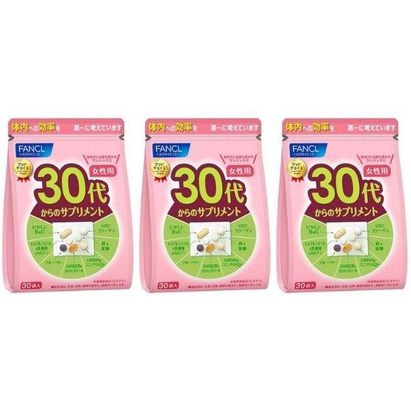 FANCL 新 ファンケル (FANCL) 30代からのサプリメント女性用 45?90日分 3袋セット : Sapla Yahoo!店 - 通販 - Yahoo!ショッピング
