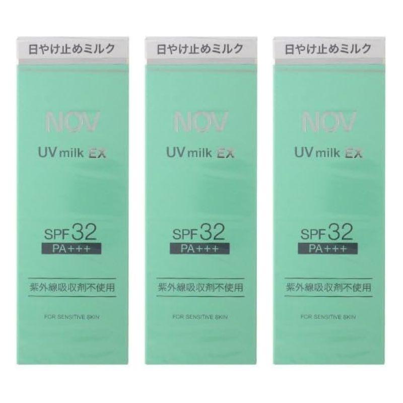 NOV ノブ UVミルクEX 35g SPF32・PA+++ 3個セット 送料無料 日焼け止めミルク・顔・体用 : Sapla Yahoo!店 - 通販 - Yahoo!ショッピング