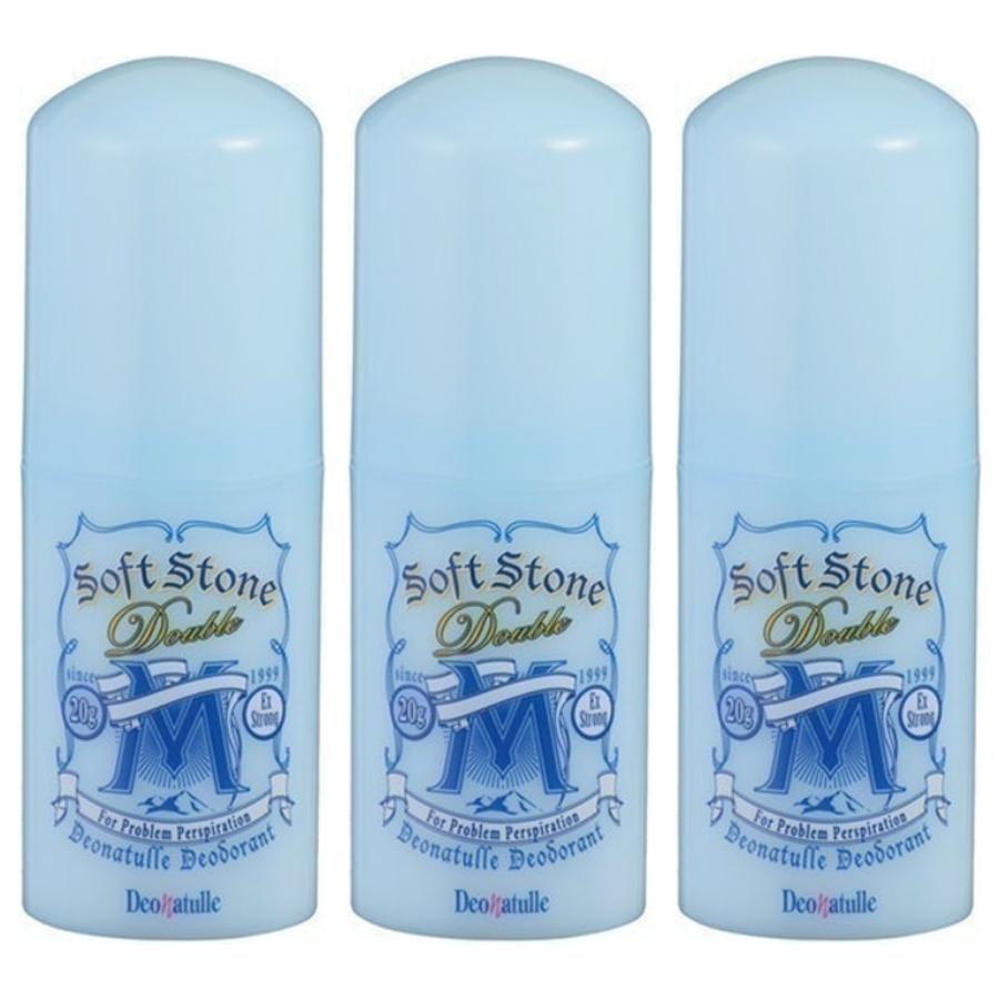 男デオナチュレ ソフトストーンW 20g 3個 送料無料 : q-49a-n-4904740600000-003 : Sapla Yahoo!店 - 通販 - Yahoo!ショッピング