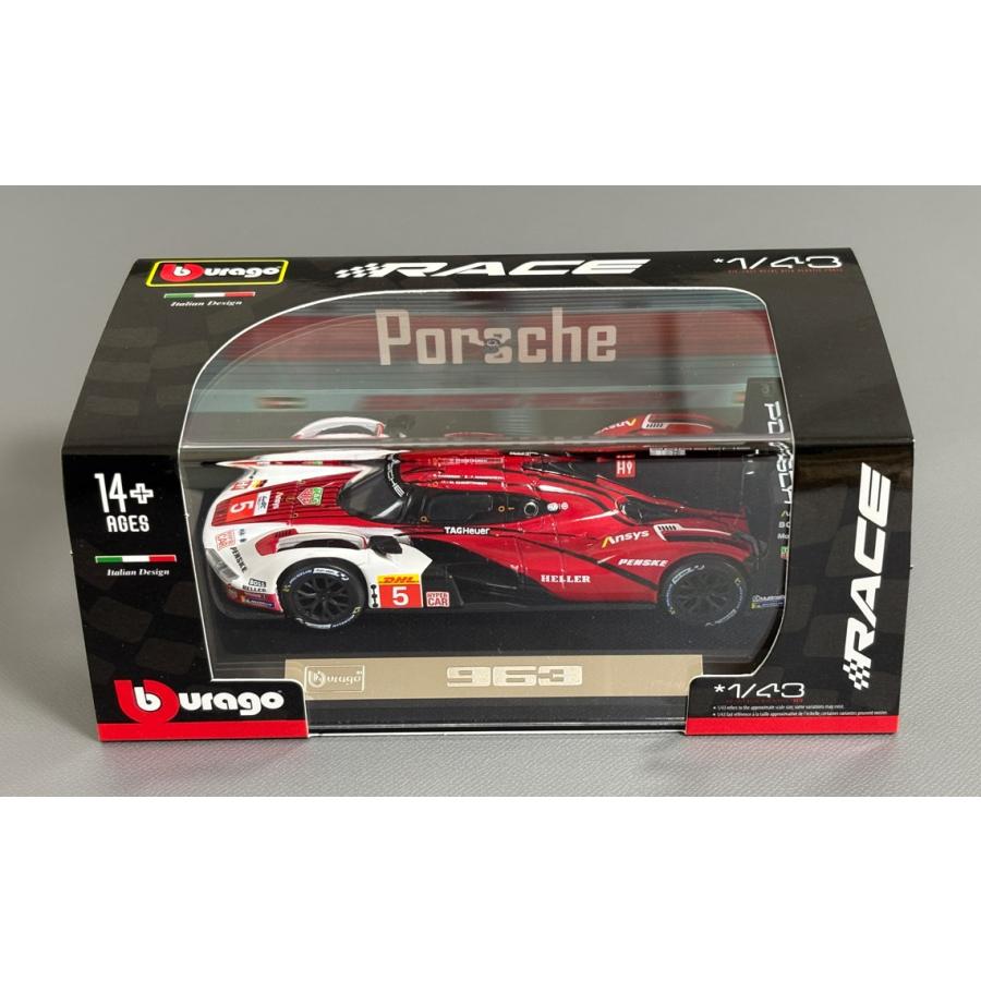 BURAGO 1/43 ポルシェ 963 2023 No.5 : ヒコセブン Yahoo!店 - 通販 - Yahoo!ショッピング