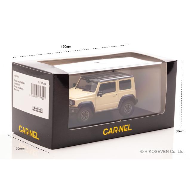 CARNEL 1/43 スズキ ジムニー シエラ JC (JB74W) 2018 Chiffon Ivory Metallic / ブラックルーフ *限定300台 : ヒコセブン Yahoo ...