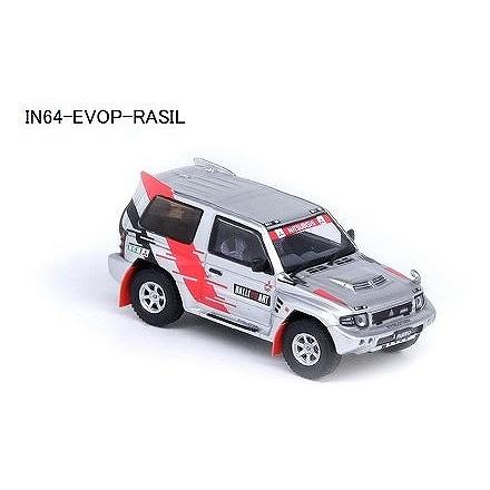 INNO 1/64 Mitsubishi パジェロ エボリューション "RALLIART" シルバー : ヒコセブン Yahoo!店 - 通販 - Yahoo!ショッピング