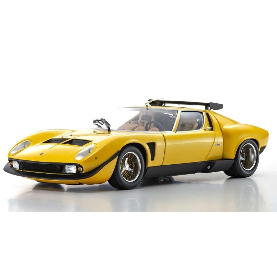 Kyosho 1/18 ランボルギーニ ミウラ SVR (イエロー/ブラック) : ヒコセブン Yahoo!店 - 通販 - Yahoo!ショッピング