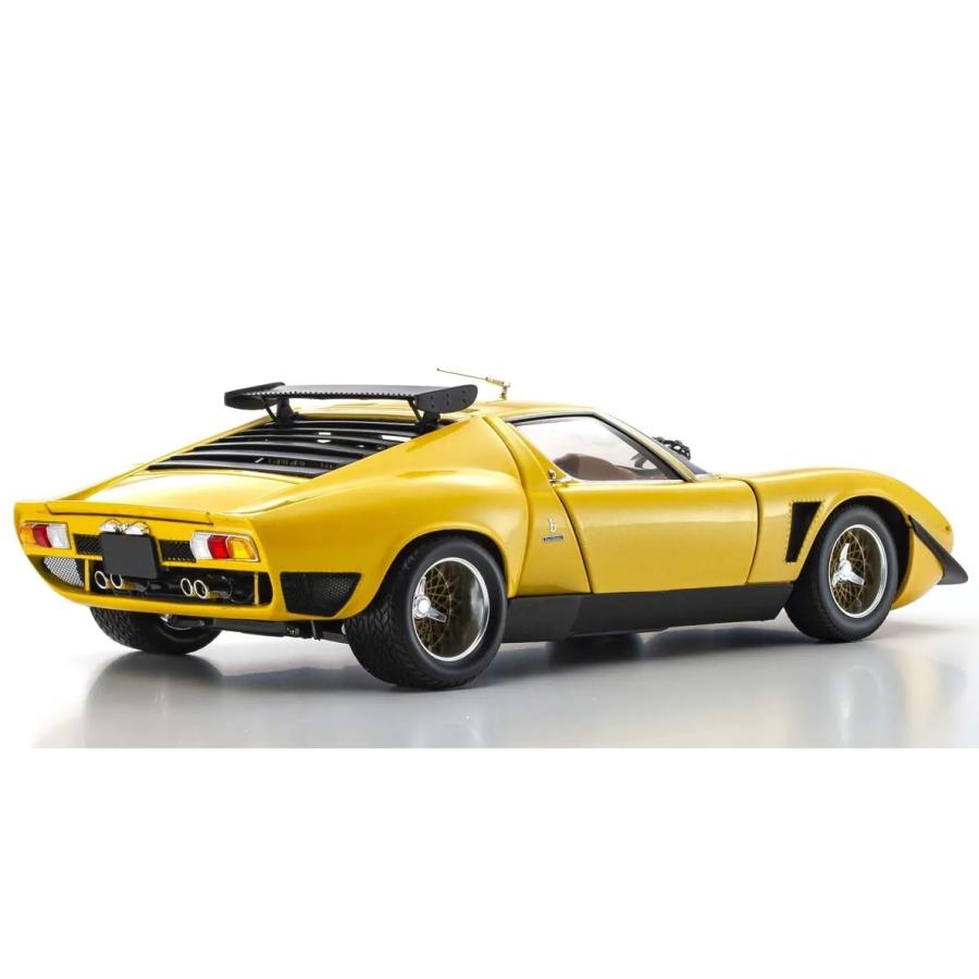 Kyosho 1/18 ランボルギーニ ミウラ SVR (イエロー/ブラック) : ヒコセブン Yahoo!店 - 通販 - Yahoo!ショッピング