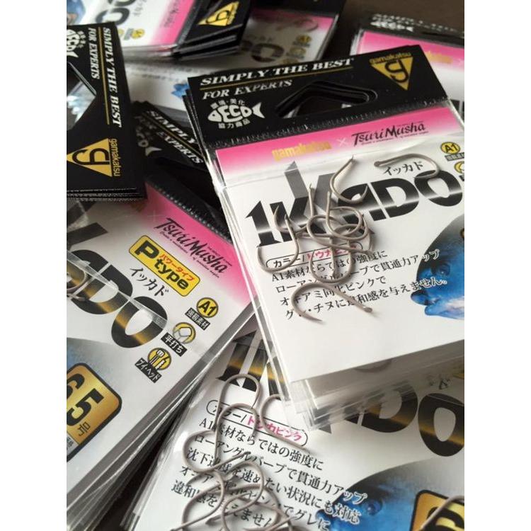 Gamakatsu がまかつ 釣武者 イッカド Pタイプ（パワー）グレ用釣り鈎Gamakatsu Turimusha IKKADO : 彦星フィッシング - 通販 - Yahoo!ショッピング