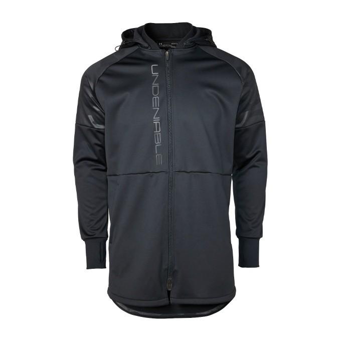 アンダーアーマー 野球 フリース パーカー メンズ UA Undeniable ロングJK 1346885 001 UNDER ARMOUR ...