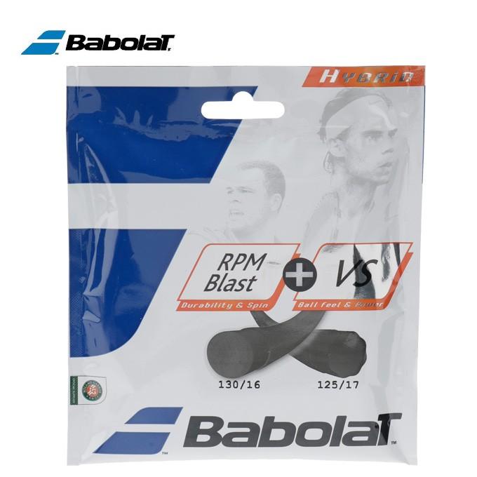 Babolat バボラ(Babolat) ハイブリット RPMブラスト125×VSタッチ130 (1.25×1.30mm) (RPM Blast/VS TOUCH) BA281034 ティエム ...