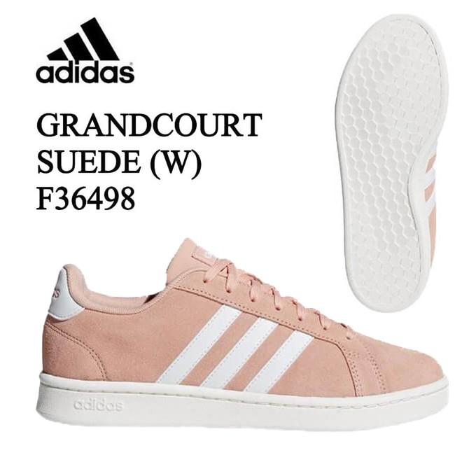 adidas（アディダス） レディース スニーカー GRANDCOURT SUE W F36498 グランドコート スウェード カジュアル ...