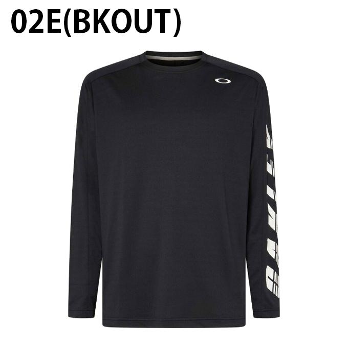 OAKLEY オークリー テニスウェア Tシャツ 長袖 メンズ SLANT LOGO PRINT L/S TEE 12.0 FOA408265 【国内正規品】 rkt : ヒマラヤテニスバド ...