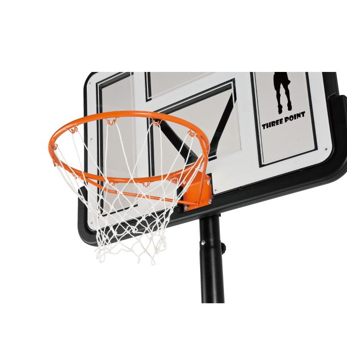 バスケットゴール 屋外 家庭用 クリア ポリカーボネート 230cm〜305cm 【1年保証】 6段階サイズ調整 TP570401K11 ...