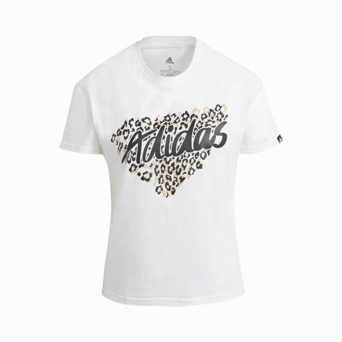 アディダス Tシャツ 半袖 レディース レオパード グラフィック Tシャツ Leopard Graphic Tee GL0845 28938 ...