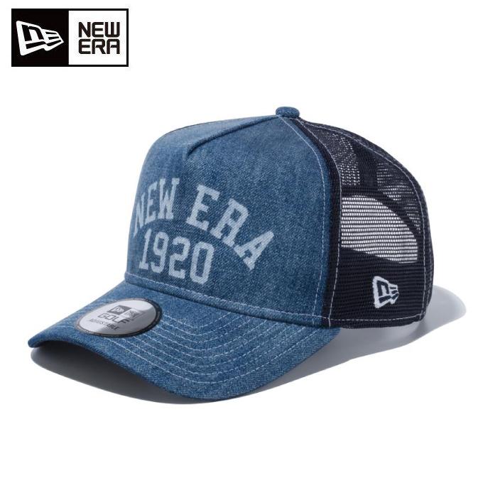 NEW ERA ニューエラ ゴルフ キャップ メンズ 9FORTY A-Frame トラッカー ウォッシュドデニム 1920 12674574 ...