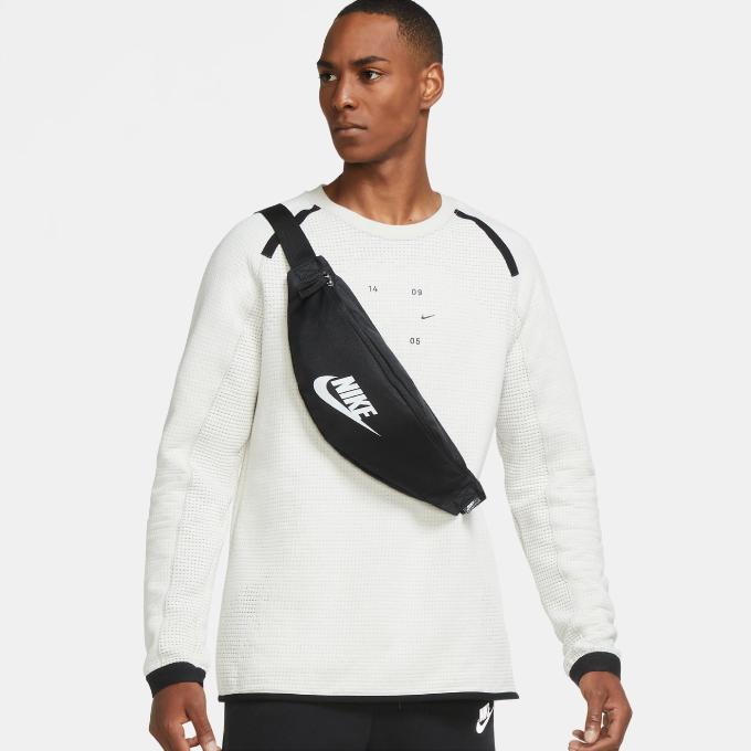 NIKE ☆ナイキ ウエストバッグ メンズ レディース Heritage ヘリテージ DB0490-010 ウエスト パック 黒 ブラック ...