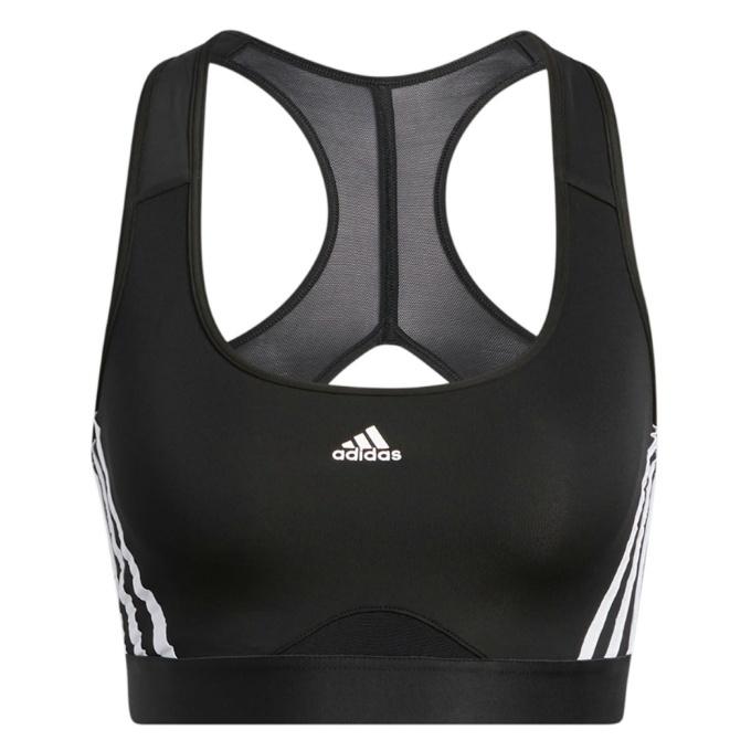 adidas アディダス スポーツブラブラトップ レディース TRN 3S ミディアムサポートブラ HC7862 BW237 : ヒマラヤ ...