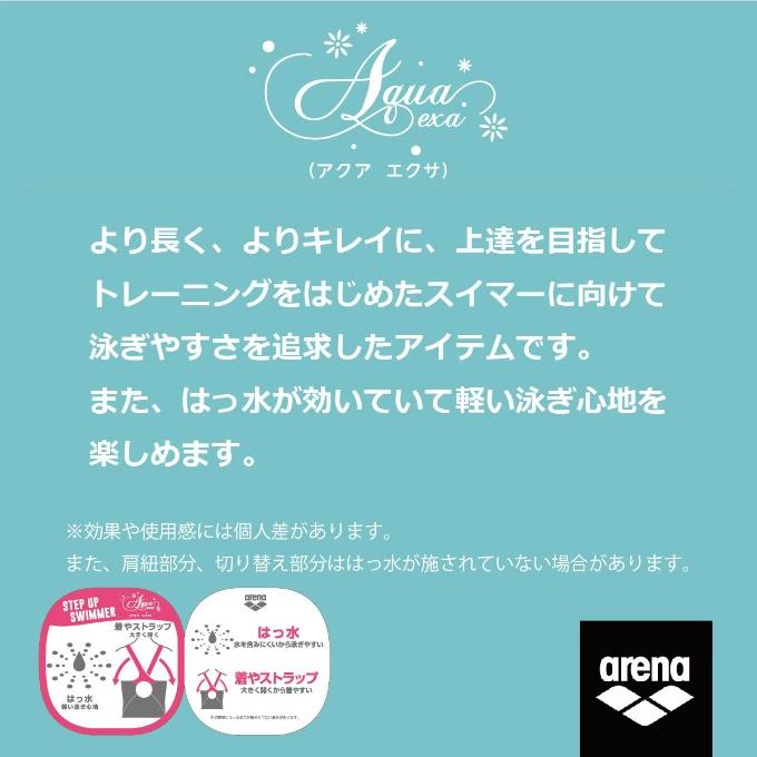 アリーナ（arena） フィットネス水着 オールインワン レディース AiryString サークルバックスパッツ 縫い付けパッド 着や ...