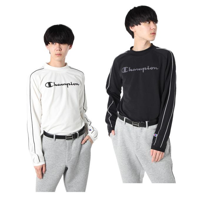 Champion チャンピオン ゴルフウェア 長袖シャツ メンズ ストレッチジャージー長袖モックシャツ C3-WG407 【2022年秋冬 ...