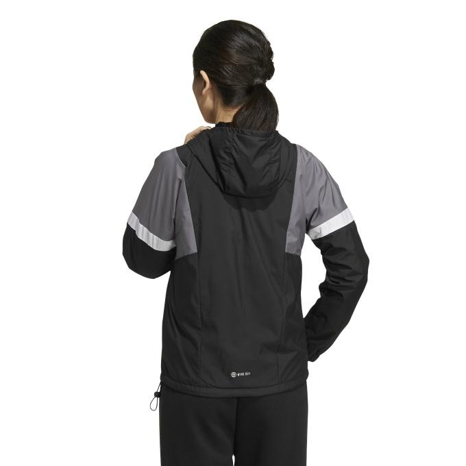 アディダス ウインドブレーカー ジャケット レディース Colorblocking レギュラーフィット トラックトップ HM2806 ...