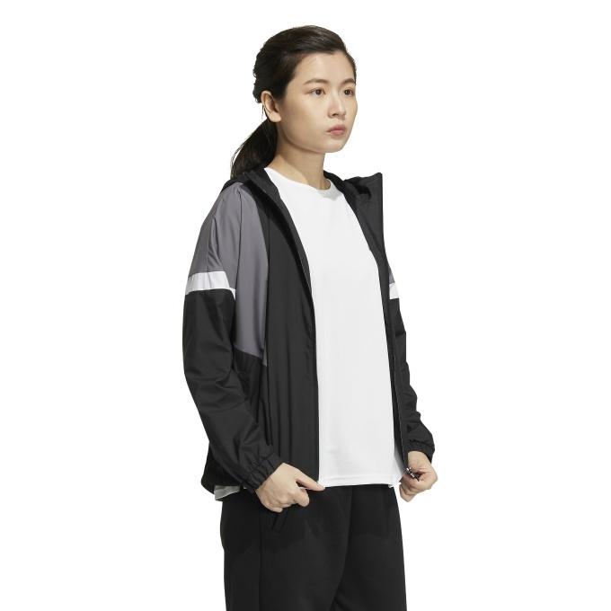 adidas（アディダス） ウインドブレーカー ジャケット レディース Colorblocking レギュラーフィット トラックトップ ...