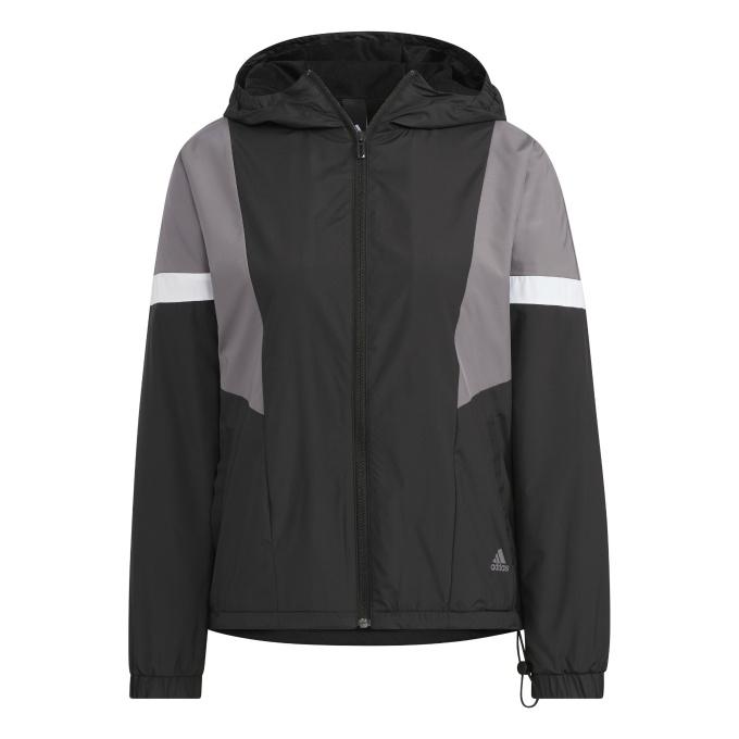 adidas（アディダス） ウインドブレーカー ジャケット レディース Colorblocking レギュラーフィット トラックトップ ...