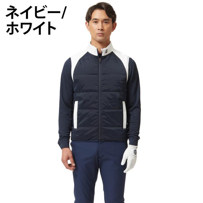 FootJoy フットジョイ ゴルフウェア ベスト メンズ ハイブリッド中綿ベスト FJ-F22-O05 : ヒマラヤ Yahoo!店 - 通販 - Yahoo!ショッピング