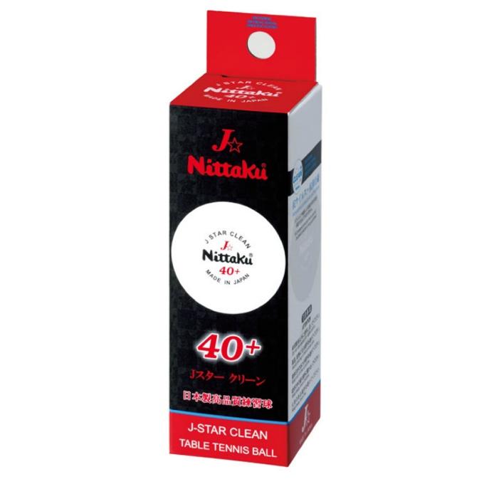 Nittaku ニッタク 卓球ボール ジャパンスタークリーン 3球 練習球 NB-1760 : ヒマラヤ Yahoo!店 - 通販 ...