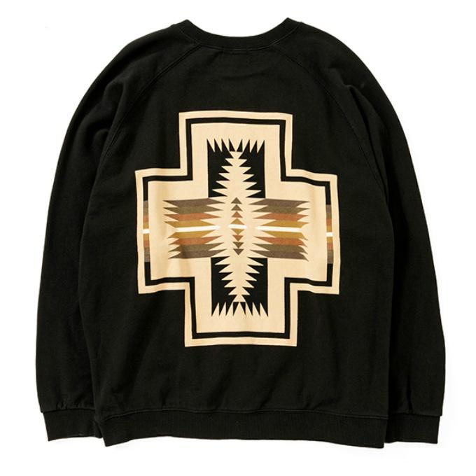 PENDLETON ペンドルトン スウェット トレーナー メンズ レディース ラグランバックプリントスウェットプルオーバー 2475-9004 ...