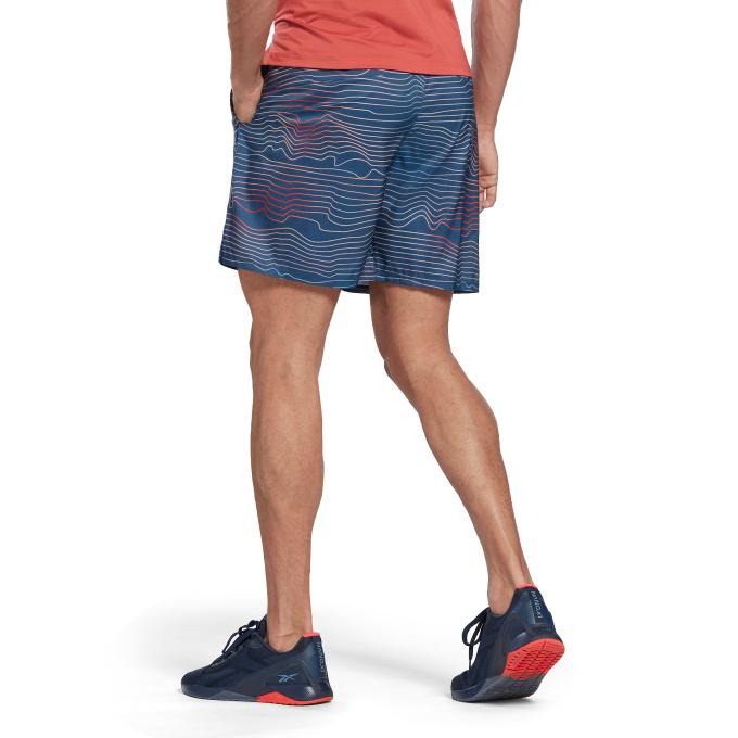 Reebok リーボック ハーフパンツ メンズ オールオーバー プリント スピード ショーツ 2.0 Allover Print Speed ...