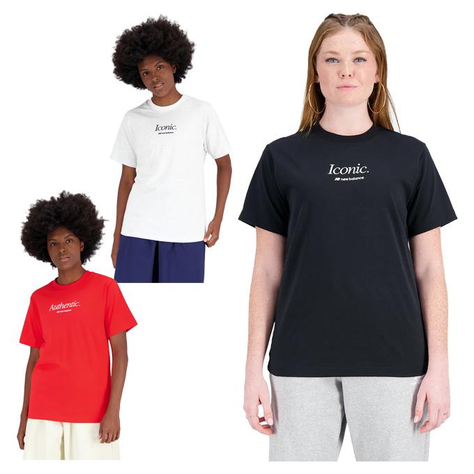 New Balance ニューバランス Tシャツ 半袖 レディース NB Athletics Icono グラフィックショートスリーブTシャツ WT31551 new balance ...