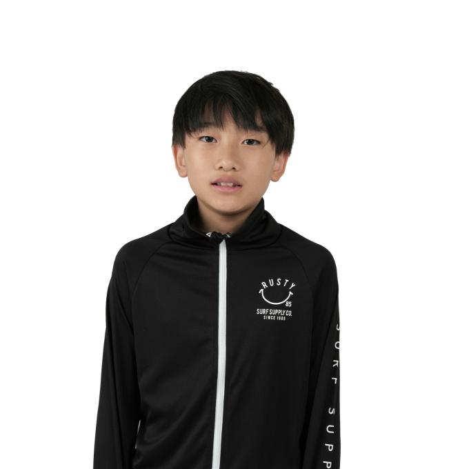 RUSTY（ラスティ） ラッシュガード 長袖 キッズ ジュニア ロングスリーブラッシュトップ 963463 水陸両用 UVカット 日焼け対策 遊泳水着 : ヒマラヤ Yahoo!店 - 通販 ...