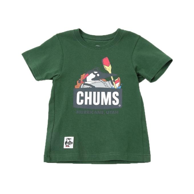 CHUMS（チャムス） CHUMS Tシャツ 半袖 ジュニア キッズリバーガイドブービーTシャツ Kid's River Guide Booby T-Shirt CH21-1259 Dark ...