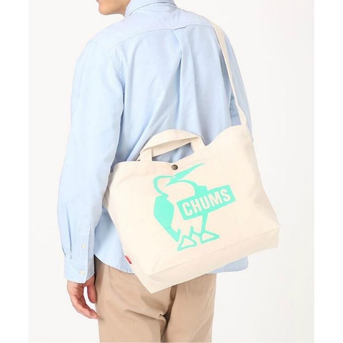 CHUMS チャムス ショルダーバッグ メンズ レディース ブービーキャンバスショルダー CH60-3494 AQUA GREEN ...