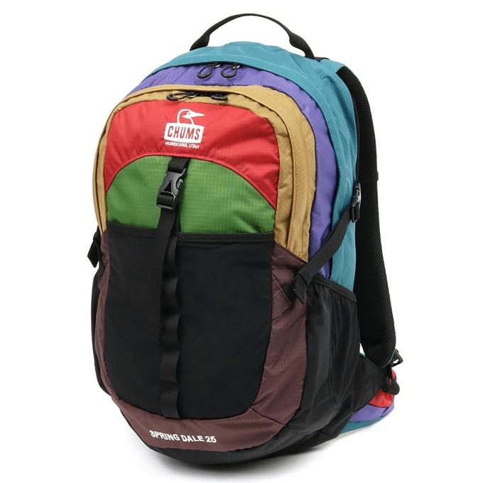 CHUMS チャムス バックパック メンズ レディース スプリングデール25リットル リュック デイパック CH60-3548 RED ...