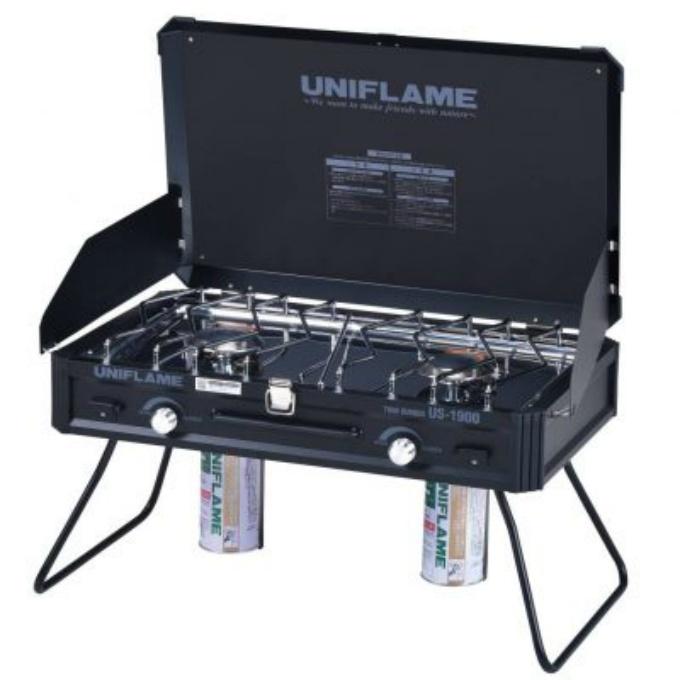 UNIFLAME ユニフレーム ツーバーナー ツインバーナーUS-1900 ブラック LTD 610350 : ヒマラヤ Yahoo!店 - 通販 - Yahoo!ショッピング