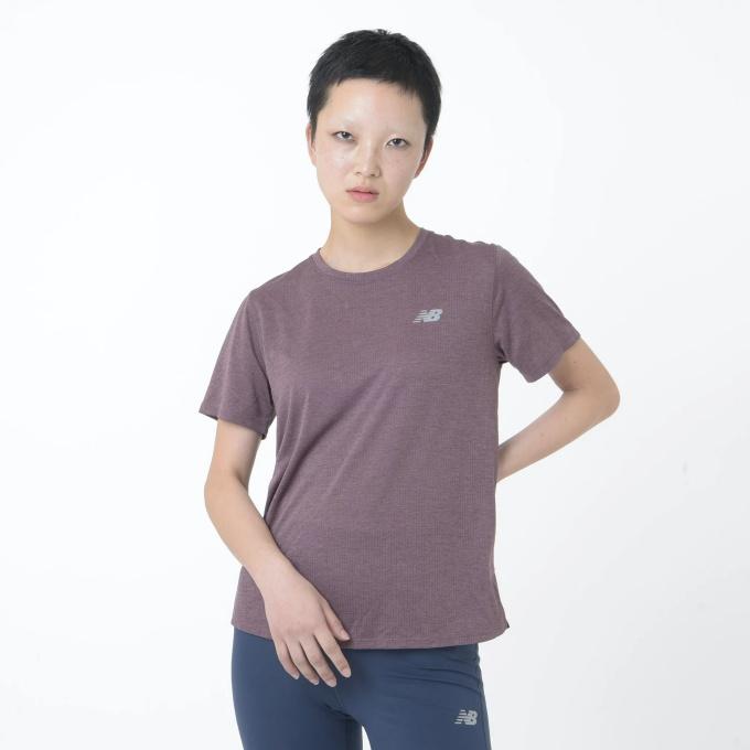 New Balance（ニューバランス） ランニングウェア Tシャツ 半袖 レディース Athletics ショートスリーブTシャツ ...