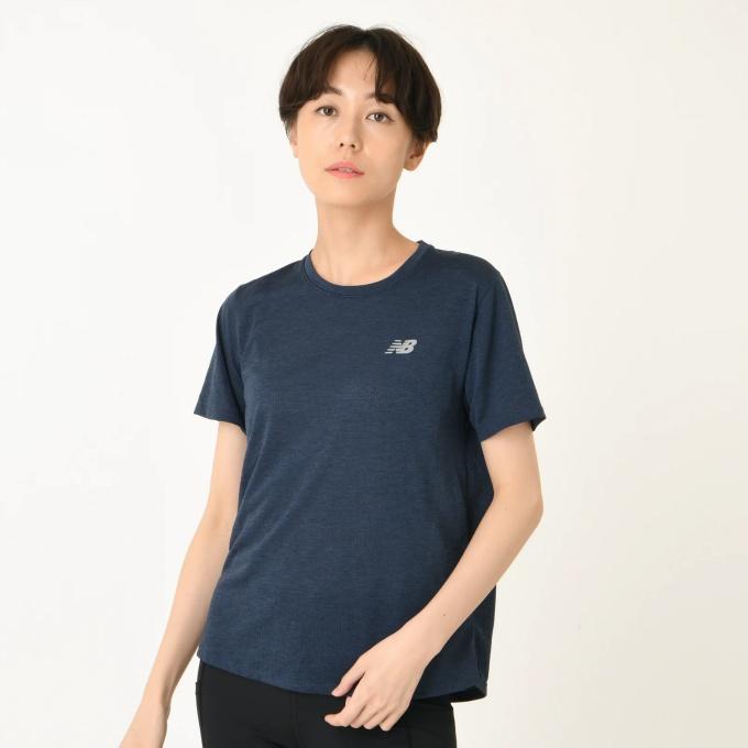 New Balance（ニューバランス） ランニングウェア Tシャツ 半袖 レディース アスレチックス Athletics ショートスリーブT ...